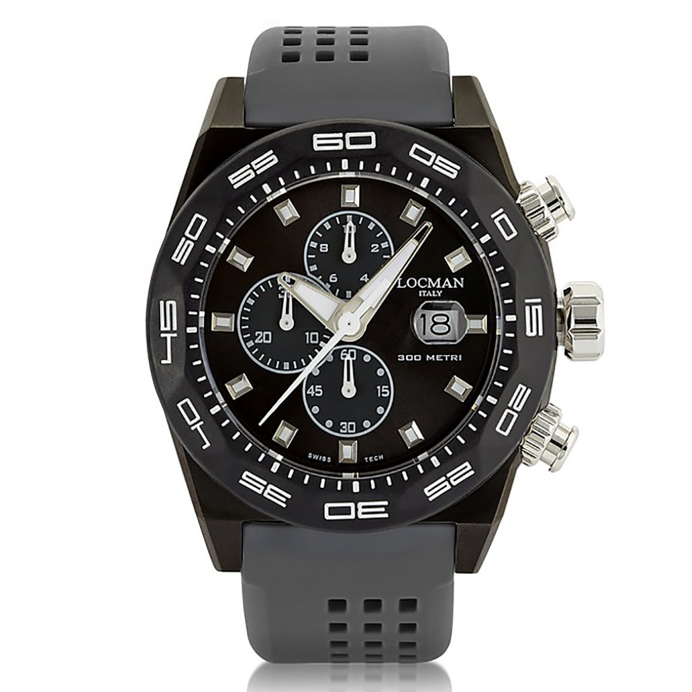 Locman Stealth 300 MT Chronograph 46mm 0217V1-0KBKNKS2K – E.D. Marshall ...
