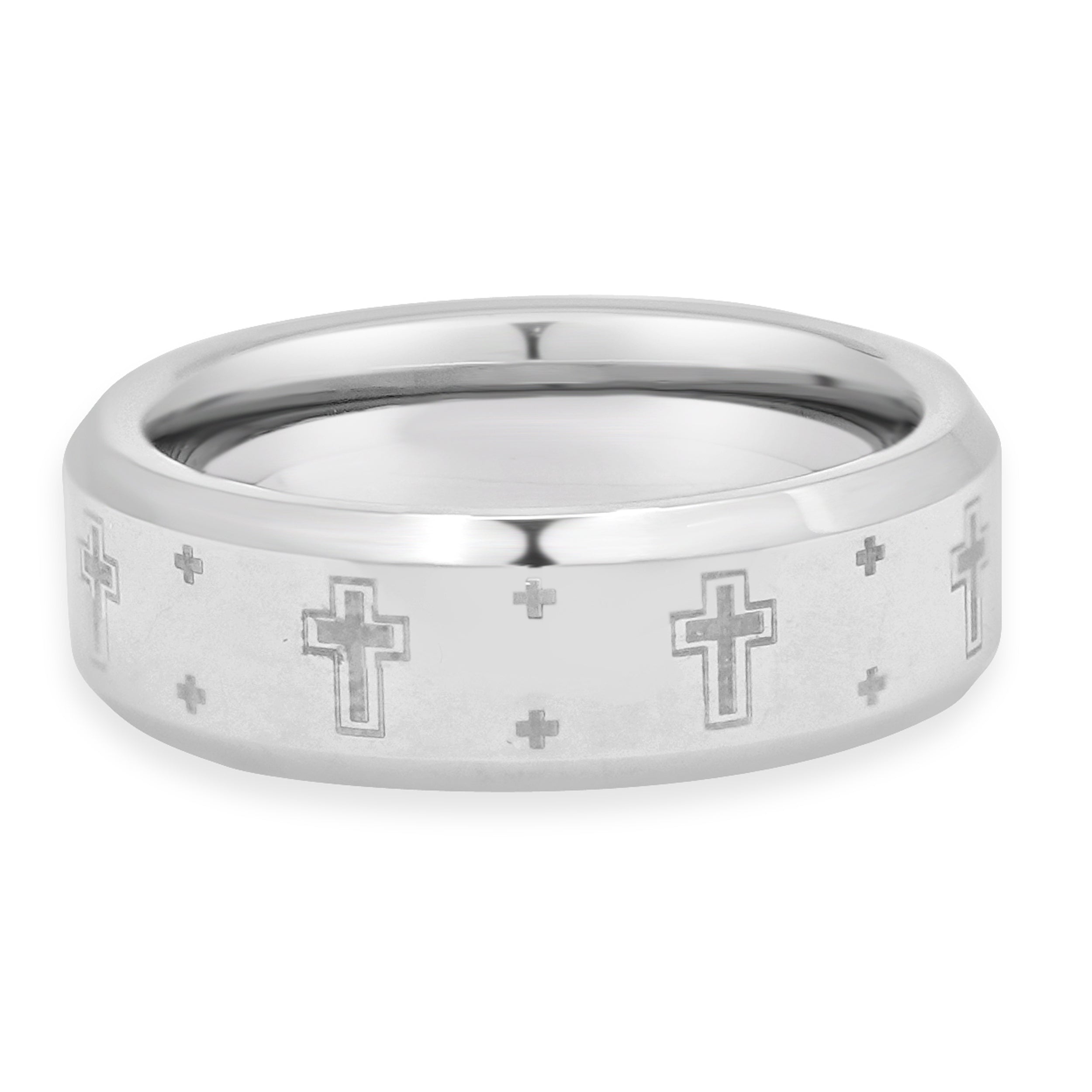 Tungsten Cross Ring – E.D. Marshall Jewelers™