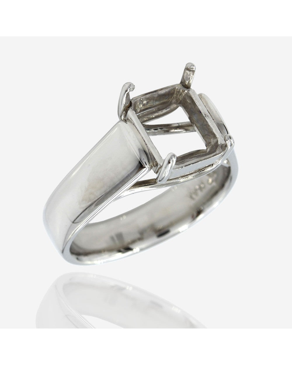 Solitaire Ring Mounting in Platinum – E.D. Marshall Jewelers™