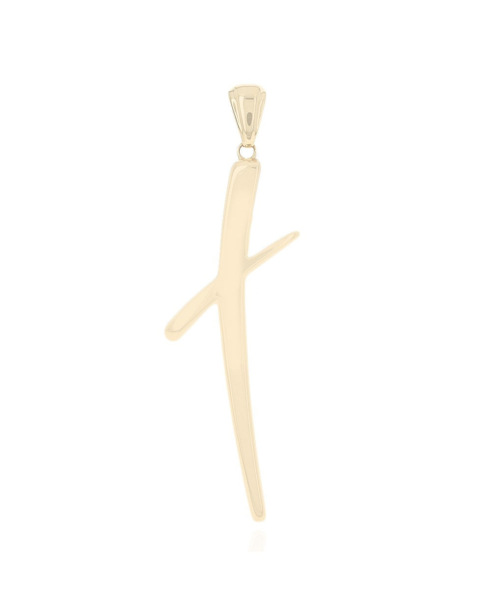 Modern Slanted Cross Pendant in Gold – E.D. Marshall Jewelers™