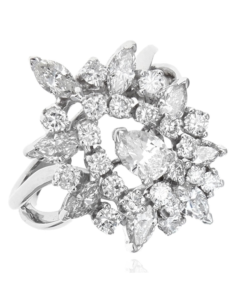 Diamond Snowflake Cluster Ring – E.D. Marshall Jewelers™