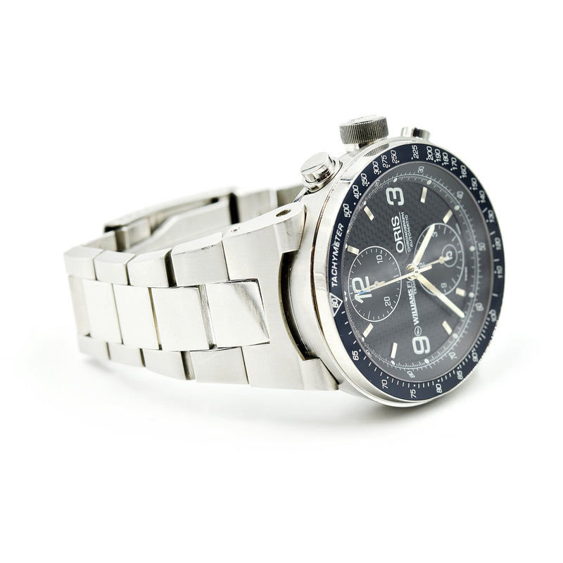 Stainless Steel Oris William F1 Chronograph Carbon Fiber Watch 7563 – E ...