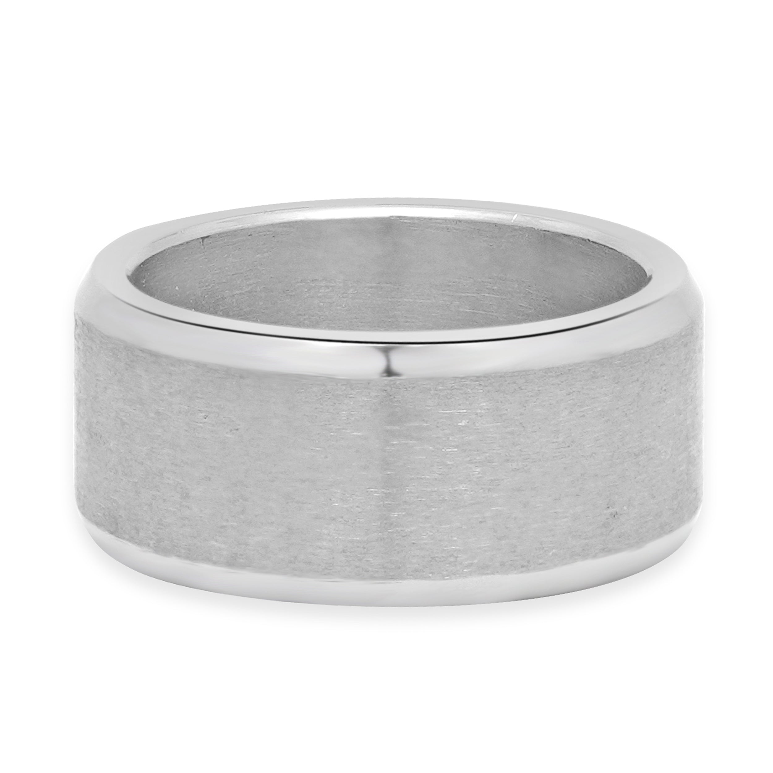 Titanium Beveled Edge Ring – E.D. Marshall Jewelers™